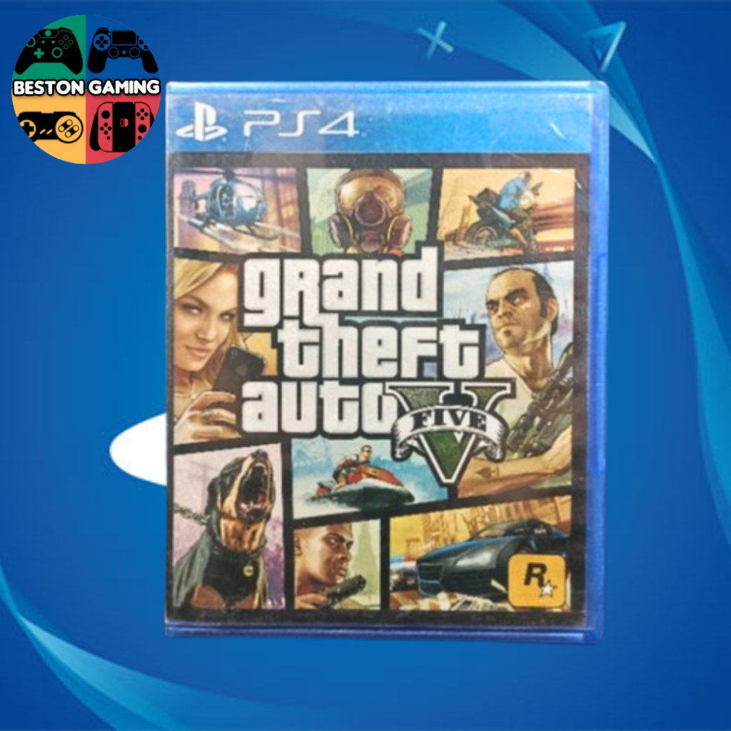PS4 แผ่น ps4 GTA V Grand Theft Auto 5 (มีเเผนที่ให้) | Shopee Thailand