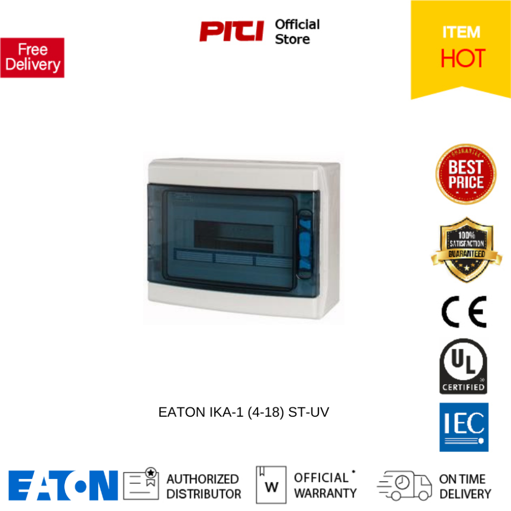 EATON IKA-(1/4-18) ST-UV Consumer Unit MCB | Shopee Thailand