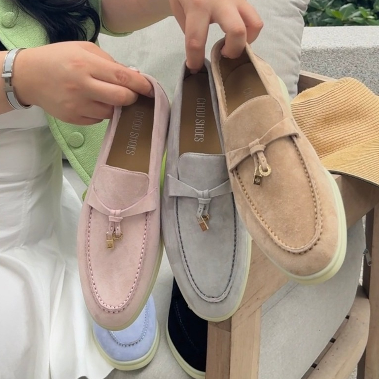 Choushoes Exclusive รุ่น Alo รองเท้าหนังแกะ | Shopee Thailand