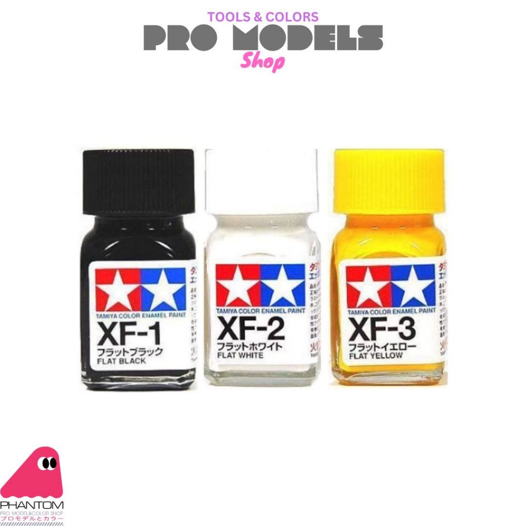 TAMIYA XF1 XF2 XF3 สีสูตรน้ำมัน ชนิดสีด้าน Enamel 10 ml | Shopee Thailand