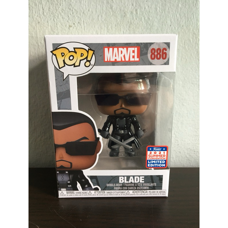 Funko Pop! Marvel Blade 2021 Summer Convention Limited Edition 886 ...
