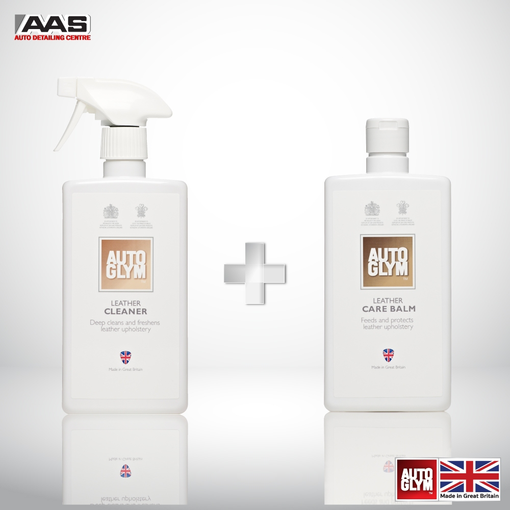 Autoglym Leather Cleaner 500 ml. น้ำยาทำความสะอาดเบาะหนังแท้ + Leather ...