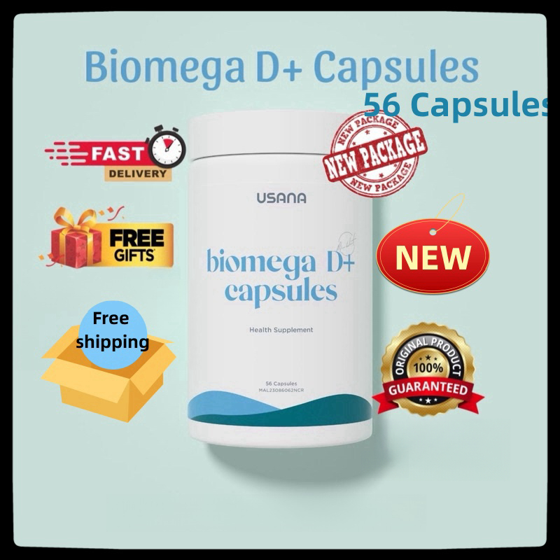 USANA Biomega D+ III Plus Exp 10/2025 (100% ORIGINAL) (EPA+DHA ...