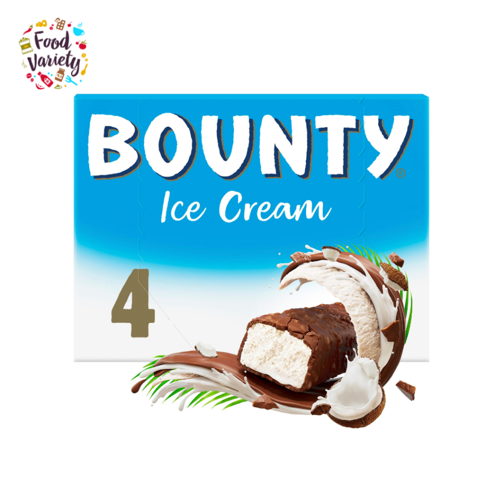 Bounty Chocolate & Coconut Ice Cream Bars 4pk บาวน์ตี้ ช็อกโกแลต และ ... Bounty Chocolate & Coconut Ice Cream Bars 4pk บาวน์ตี้ ช็อกโกแลต และ ...