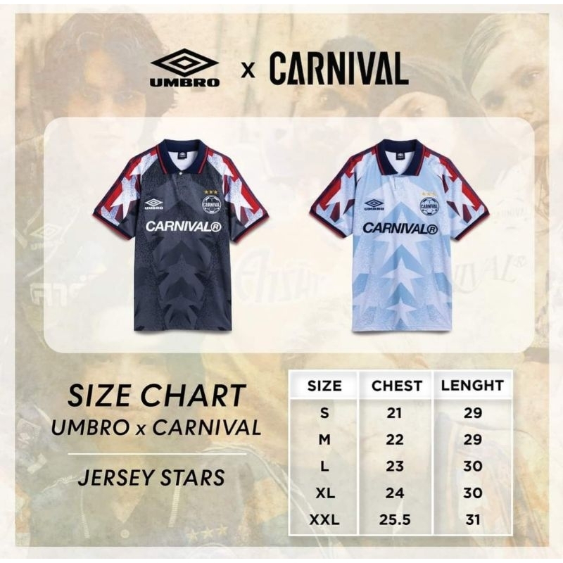 Umbro X Carnival เสื้อพร้อมส่ง | Shopee Thailand