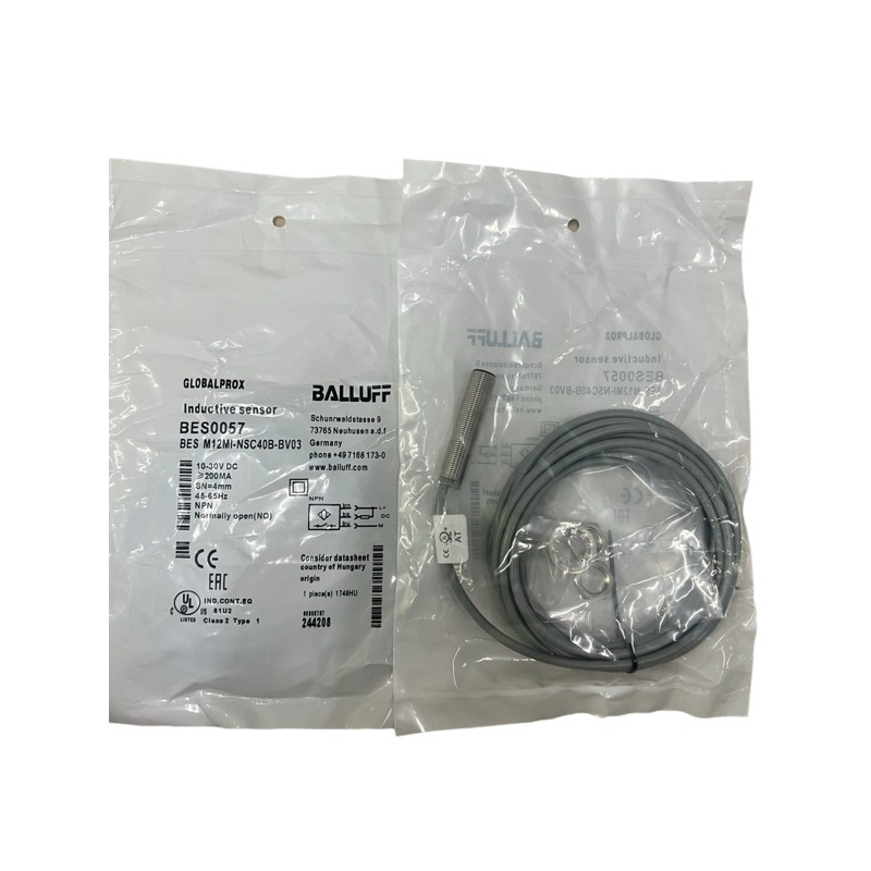 เซ็นเซอร์GLOBALPROX BALLUFF Inductive sensor BES0057. BES M12MI-NSC40B-BV03 ของแท้ Germany ...