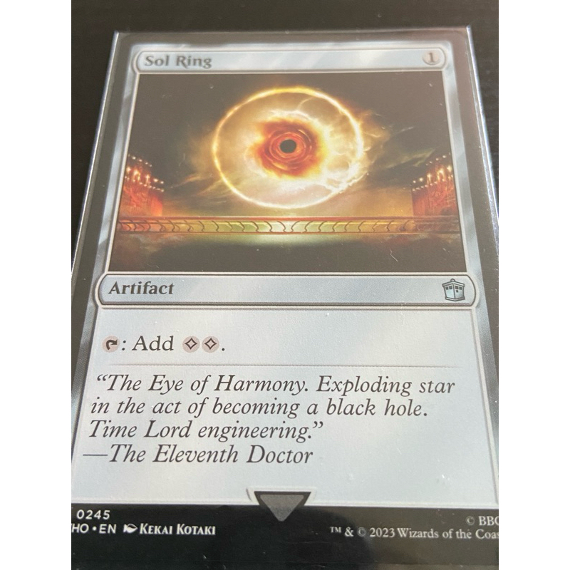 [MTG][WHO] Universes Beyond: Doctor Who: Sol Ring การ์ดแท้ Magic The ...