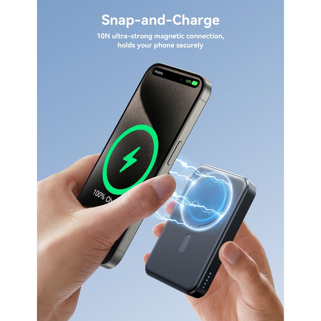 Joyroom JR-W020 20W แบตสำรองแบบชาร์จไร้สาย Power Bank 10000 mAh ...