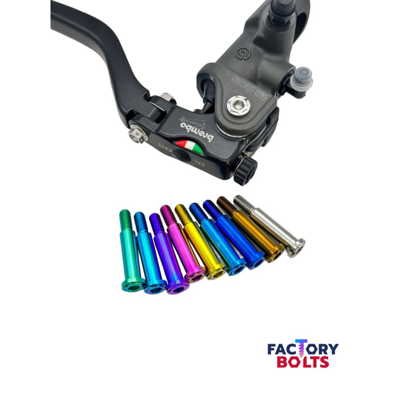 Factory-Bolts ไทเทเนียม สลัก RCS สำหรับ Brembo | Shopee Thailand