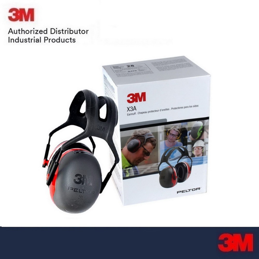 3M X3A ครอบหูลดเสียง PELTOR X3 Earmuffs Over-the-Head | Shopee Thailand
