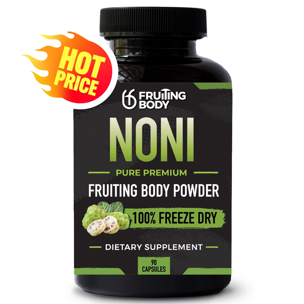 ลูกยอ Noni 90 Capsules - 100% Pure Fruiting Body Powder - Non-GMO ...