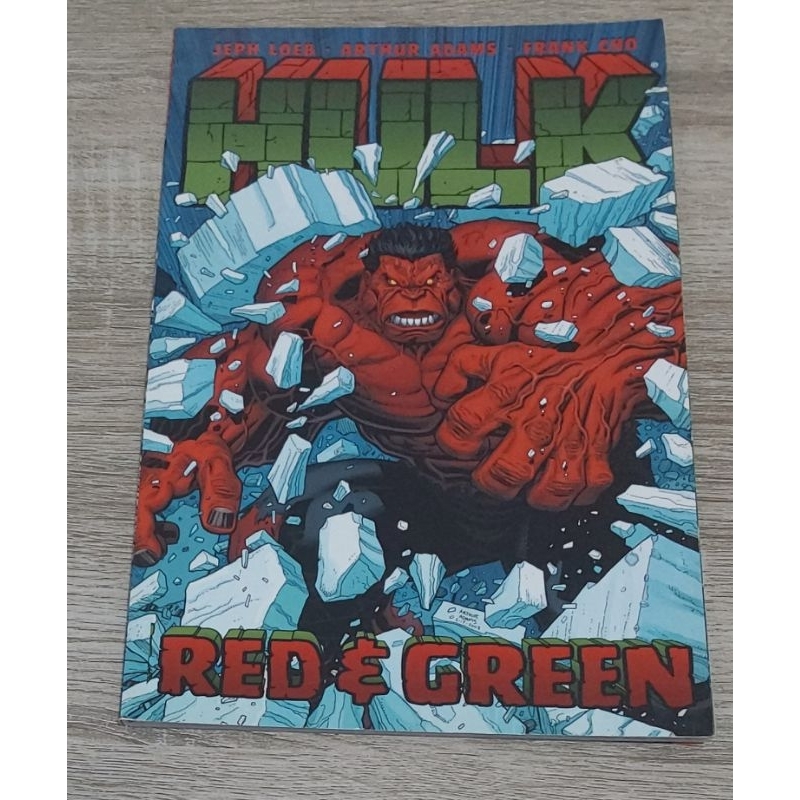 หนังสือ hulk red green comic book ปกอ่อน ภาพสี ขนาด 17×26×0.5ซม. ...