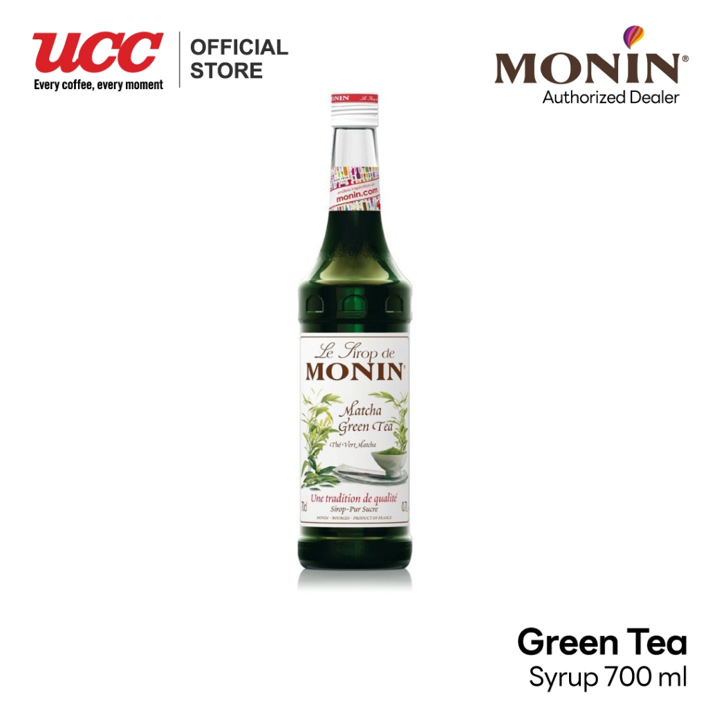 MONIN Matcha Green Tea Syrup น้ำเชื่อมกลิ่นชาเชียว 700ml. | Shopee Thailand