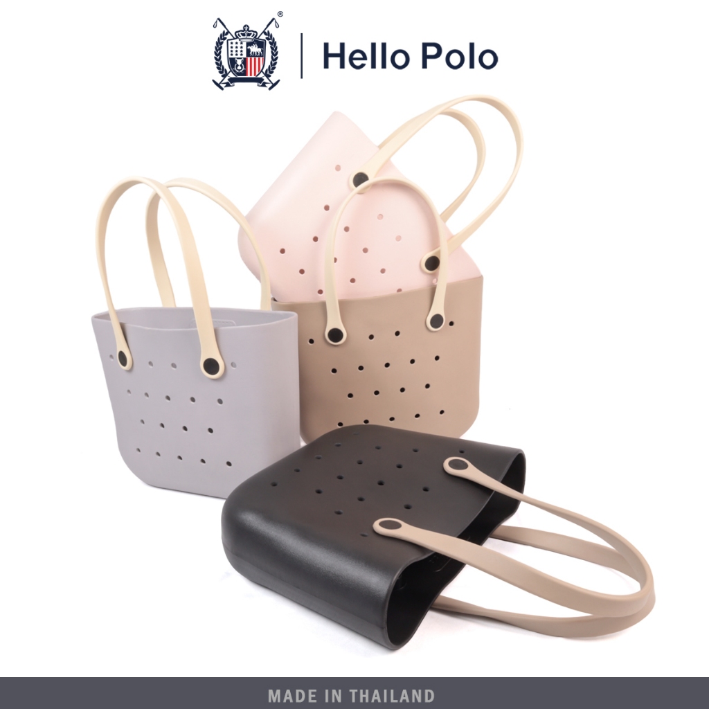 Hello Polo กระเป๋า ชายหาด ผู้หญิงกระเป๋าถือ แบบกันน้ำ ทนต่อการสึกหรอ ...