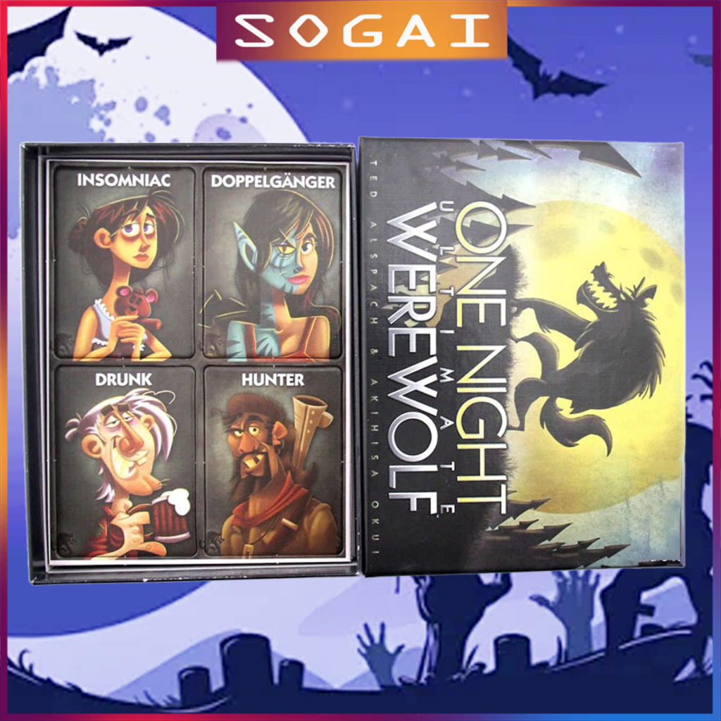 Ultimate Werewolf Deluxe Edition Board Game -การ์ดเกม เกมหมาป่า บอร์ด ...