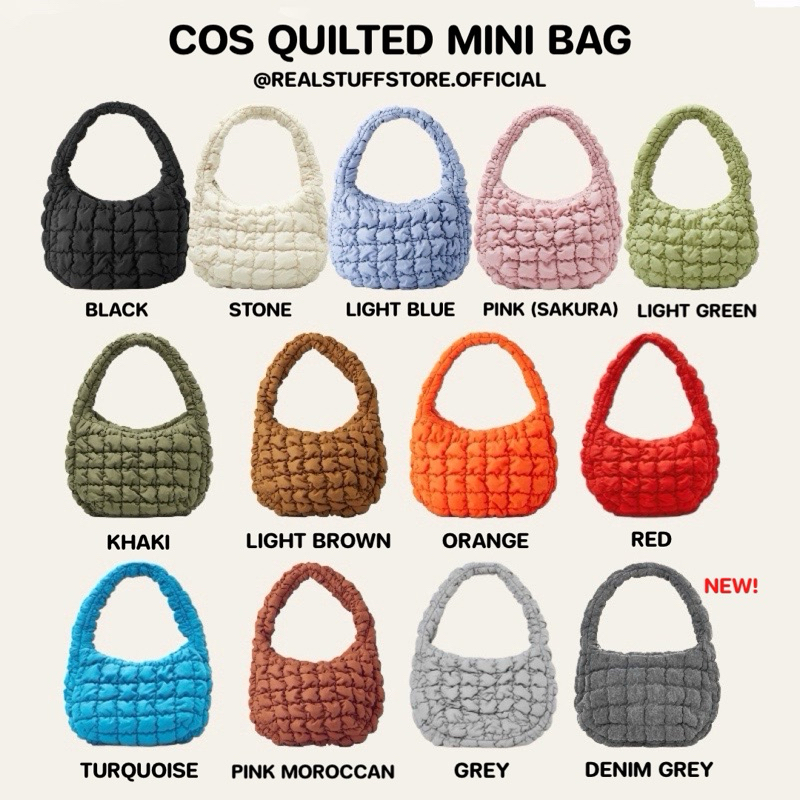 (ใช้โค้ดลด30% สูงสุด1พัน) ของแท้💯 COS QUILTED MINI BAG พร้อมส่ง ...
