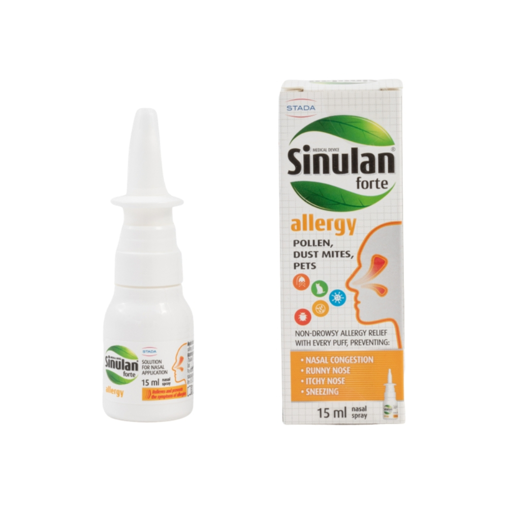 สเปรย์พ่นจมูกป้องกันภูมิแพ้ ซินูแลน แอลเลอจี Sinulan Forte Allergy Spray ขนาด 15ml | Shopee Thailand