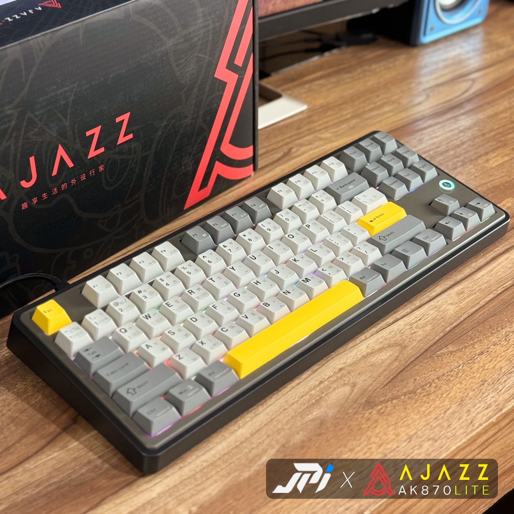 AJAZZ คีย์บอร์ดเกมมิ่ง AK870 LITE Hotswap 87 ปุ่ม Mechanical Keyboard ...