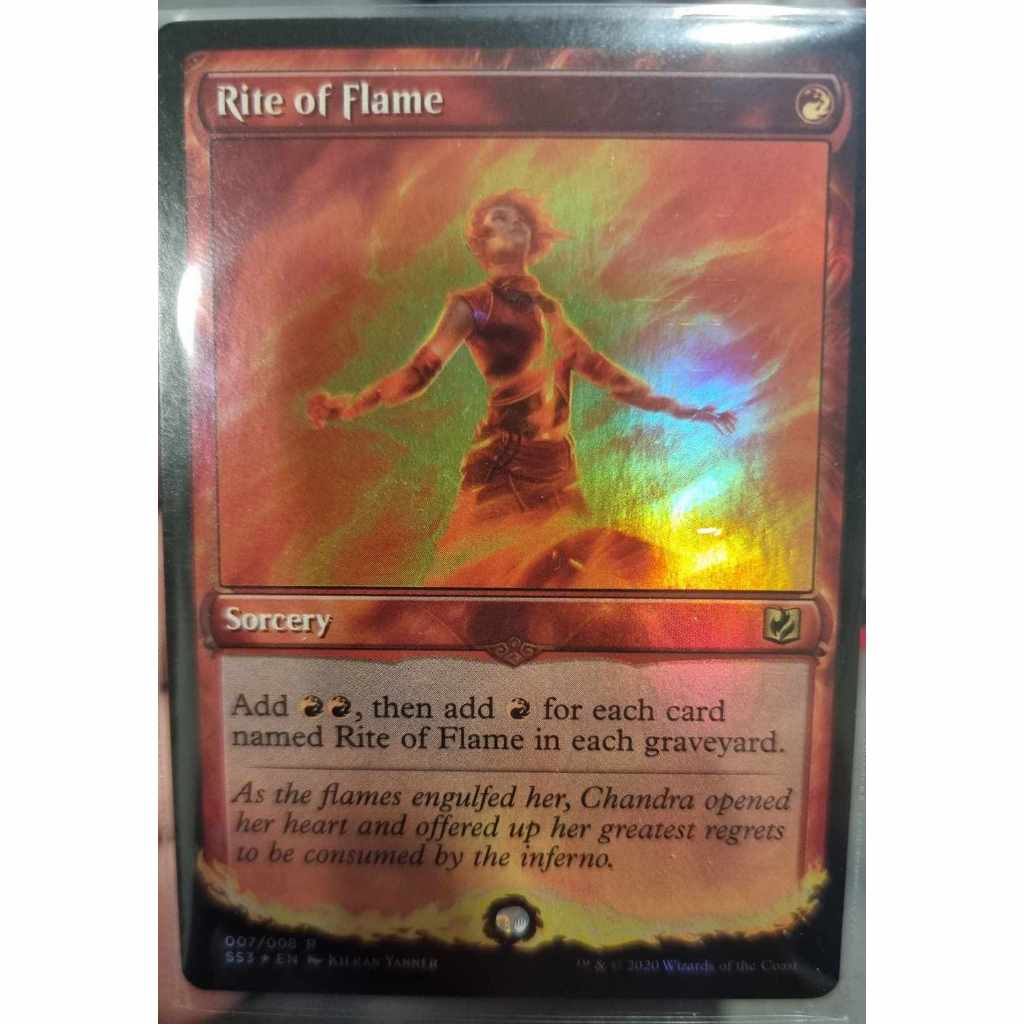 Rite of Flame Foil การ์ด Magic The Gathering ของแท้ จากชุด Signature ...