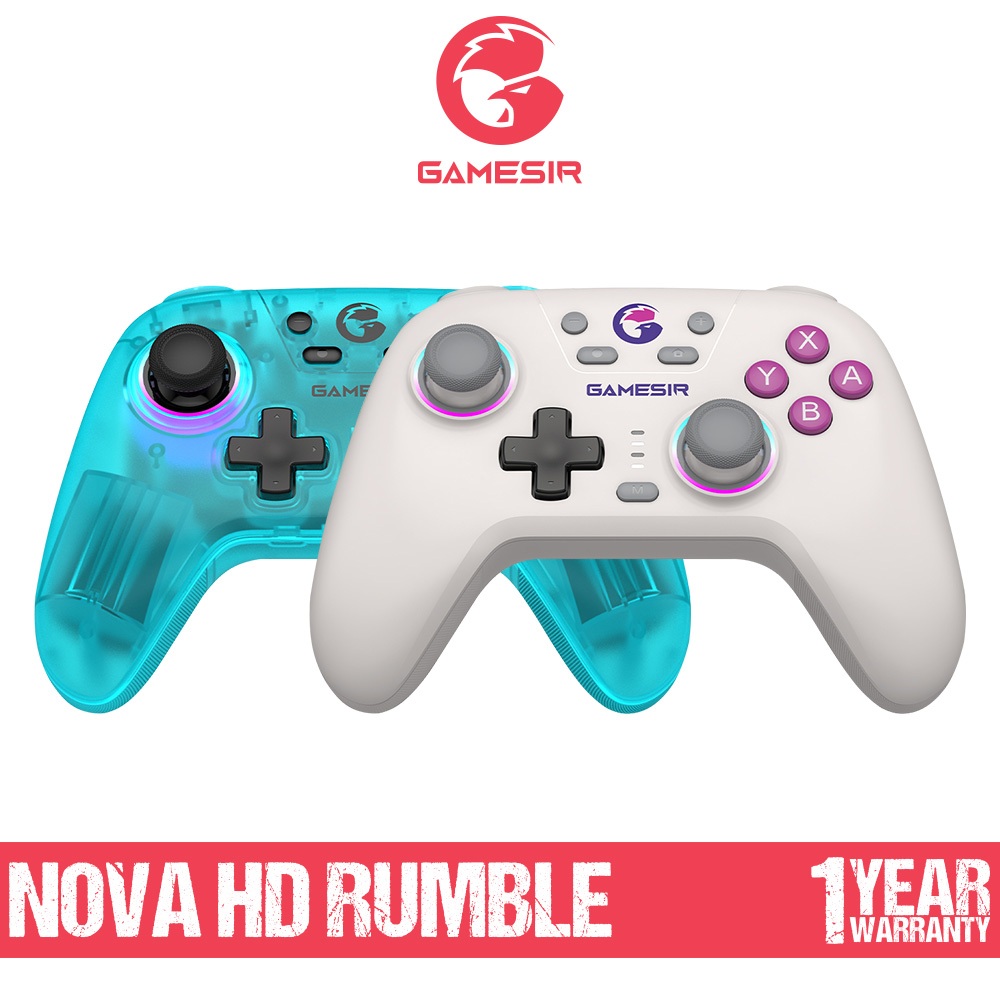 GameSir Nova HD Rumble NS Controller จอยเกมไร้สาย GameSir™ Hall Effect ...
