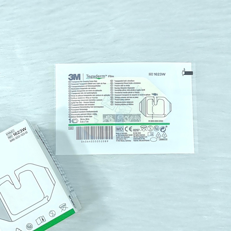 แท้ 💯 3m Tegaderm 1623W Special Ported Cath 6x7cm แผ่นฟิล์มใสกันน้ำปิด ...