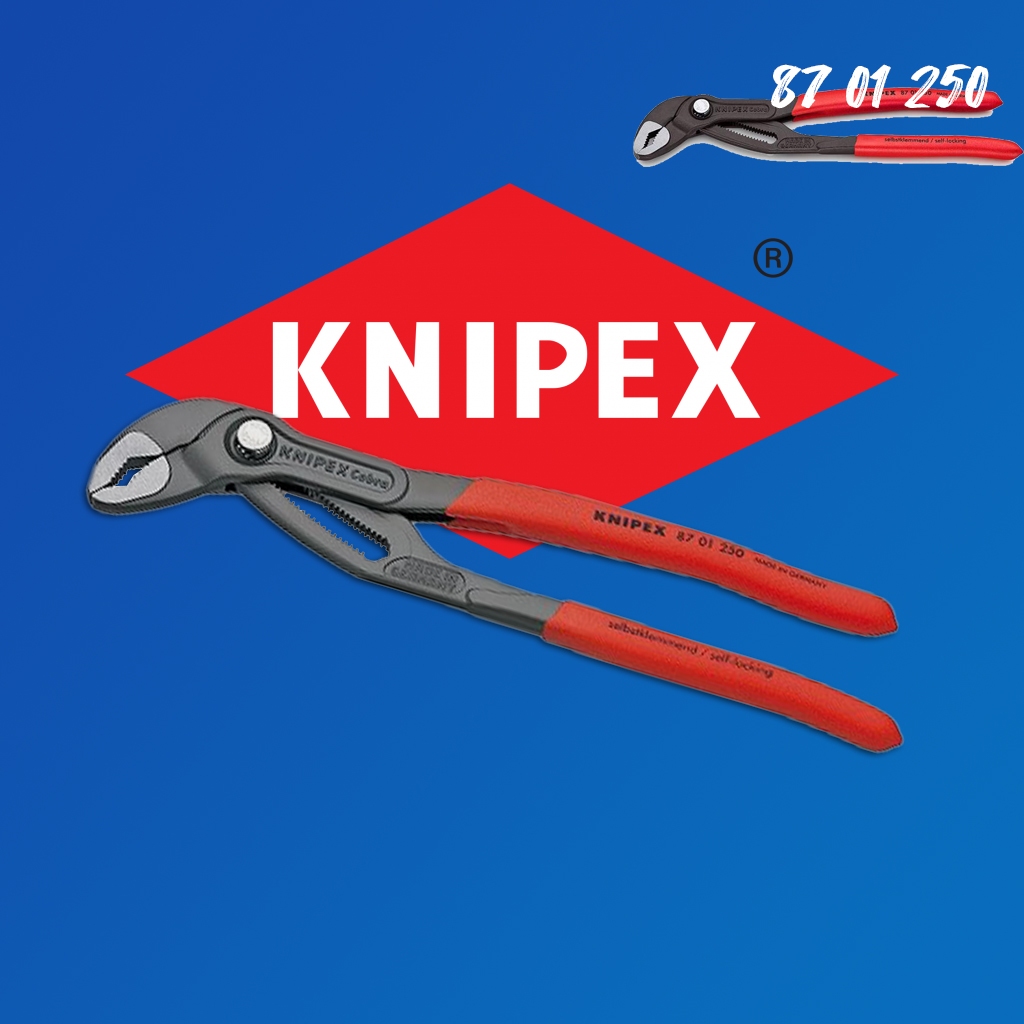KNIPEX Cobra High Tech Water Pump Pliers 250 mm คีมปั๊มน้ำไฮเทค 250 มม. รุ่น 8701250 | Shopee ...