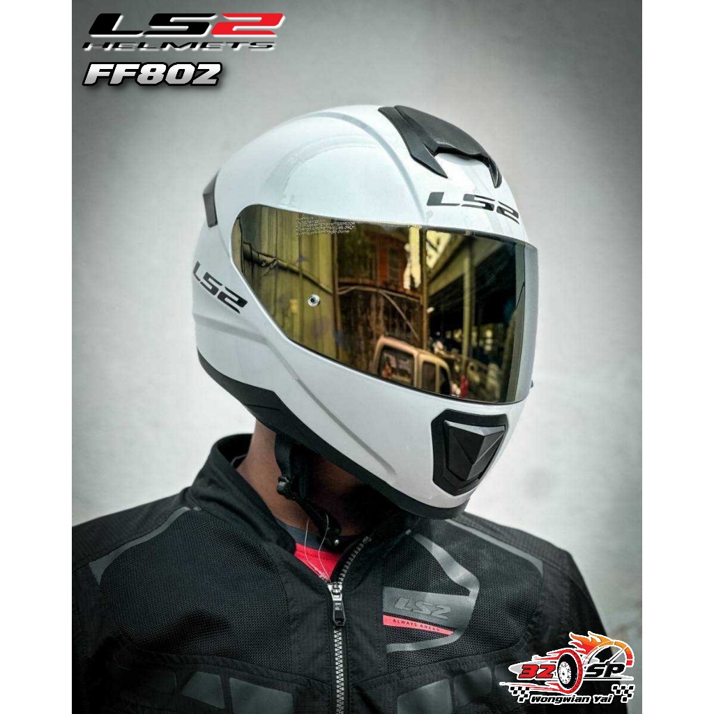หมวกกันน็อค LS2 FF802 FLASH แถมฟรี!!ชิลด์ปรอท ของแท้!! 320SP.วงเวียน ...