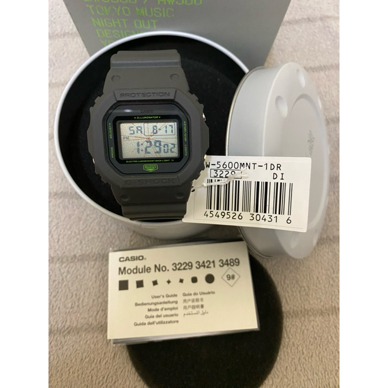 CASIO G-SHOCK Limited Music Night Tokyo series รุ่น DW-5600MNT-1DR ของ ...