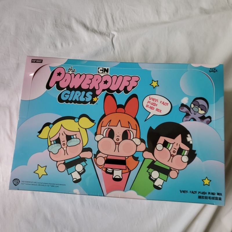 POP MART CRYBABY x Powerpuff Girls Series-Vinyl Face Plush Blind Box ...