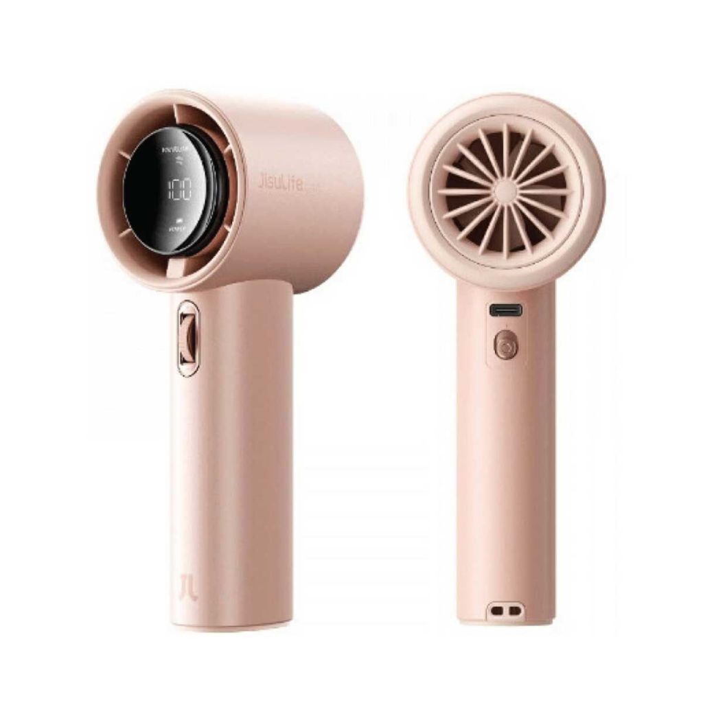 Jisulife FA53 Handheld Fan (ABS) Pink G• ความจุแบตเตอรี่ 3600mAh ...