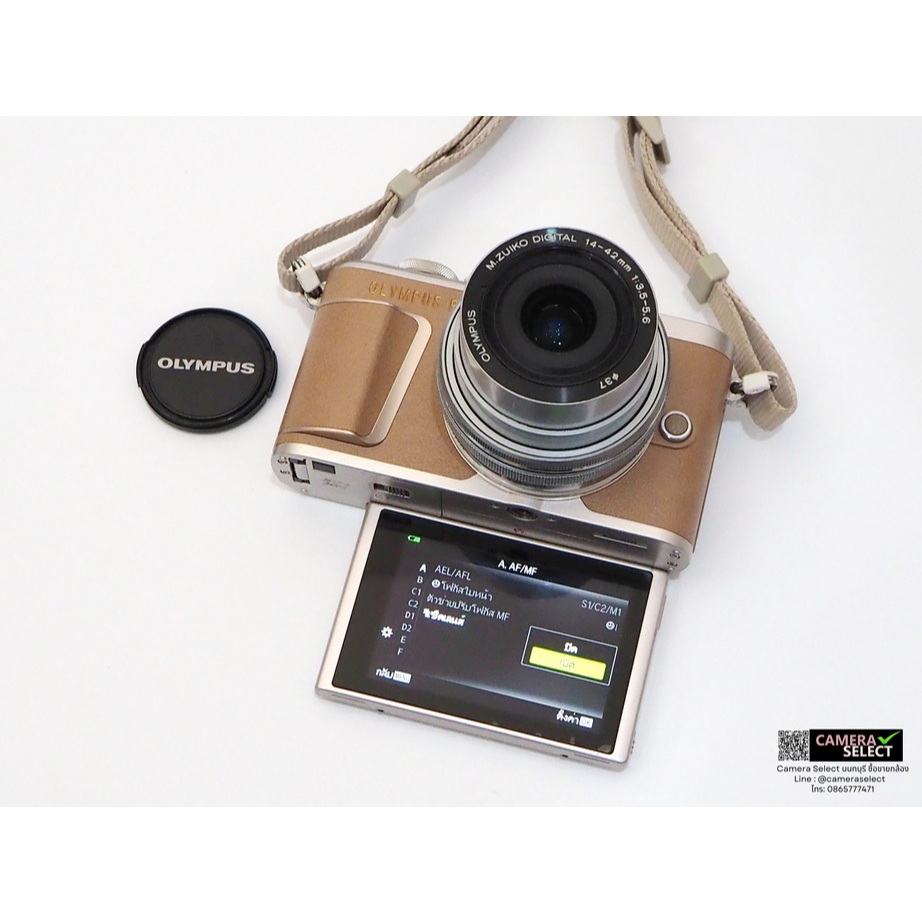 (มือสอง)กล้อง Olympus E-PL9 kit 14-42mm brown สภาพนางฟ้า9/10 ของครบ ...