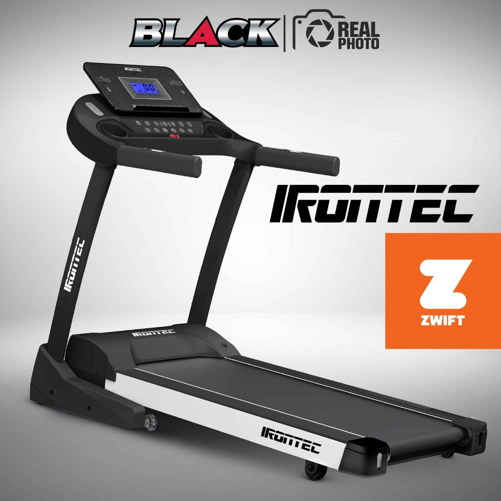 ลู่วิ่งไฟฟ้า IRONTEC รุ่น BLACK (รองรับ ZWIFT) - เครื่องออกกำลังกาย แบรนด์ IRONTEC | Shopee Thailand