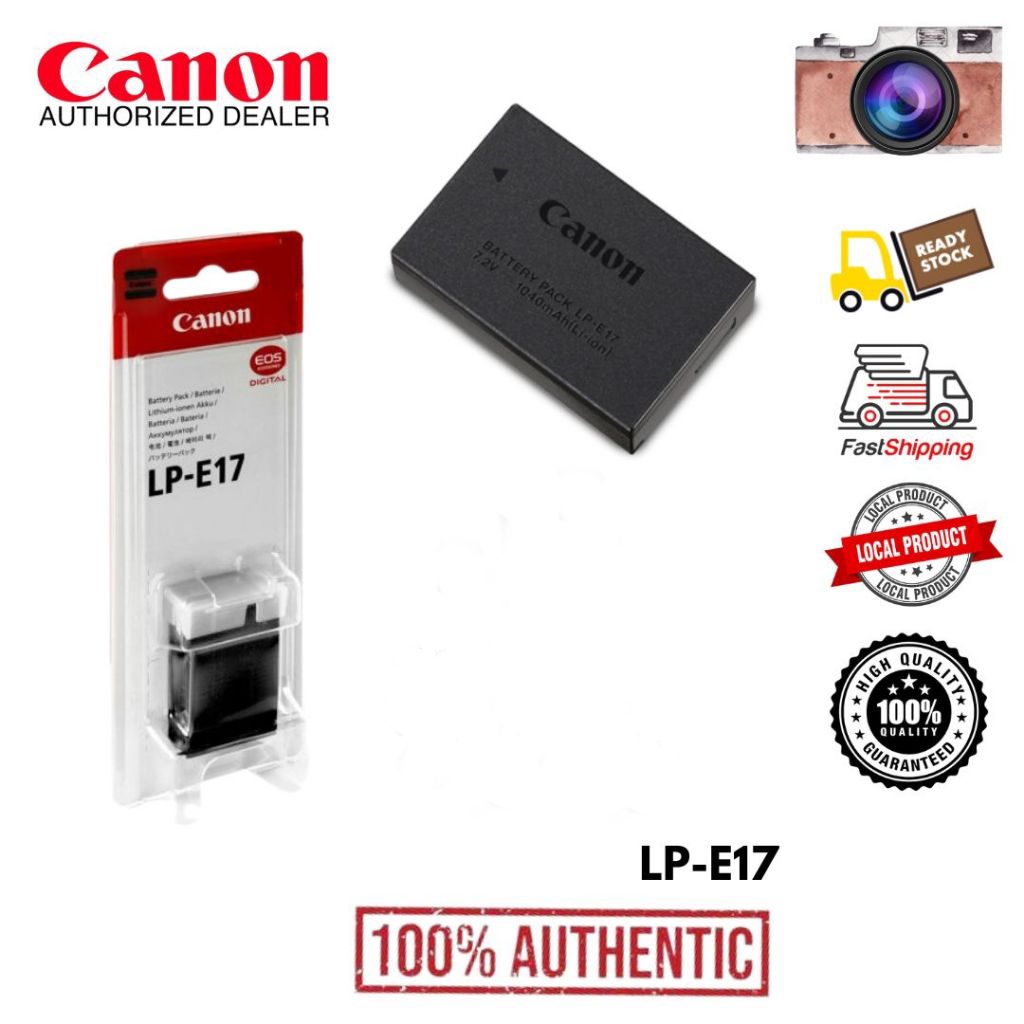 Canon LP-E17 Battery / Canon Charger LC-E17 แบตแท้ แท่นชาร์จแท้ for ...