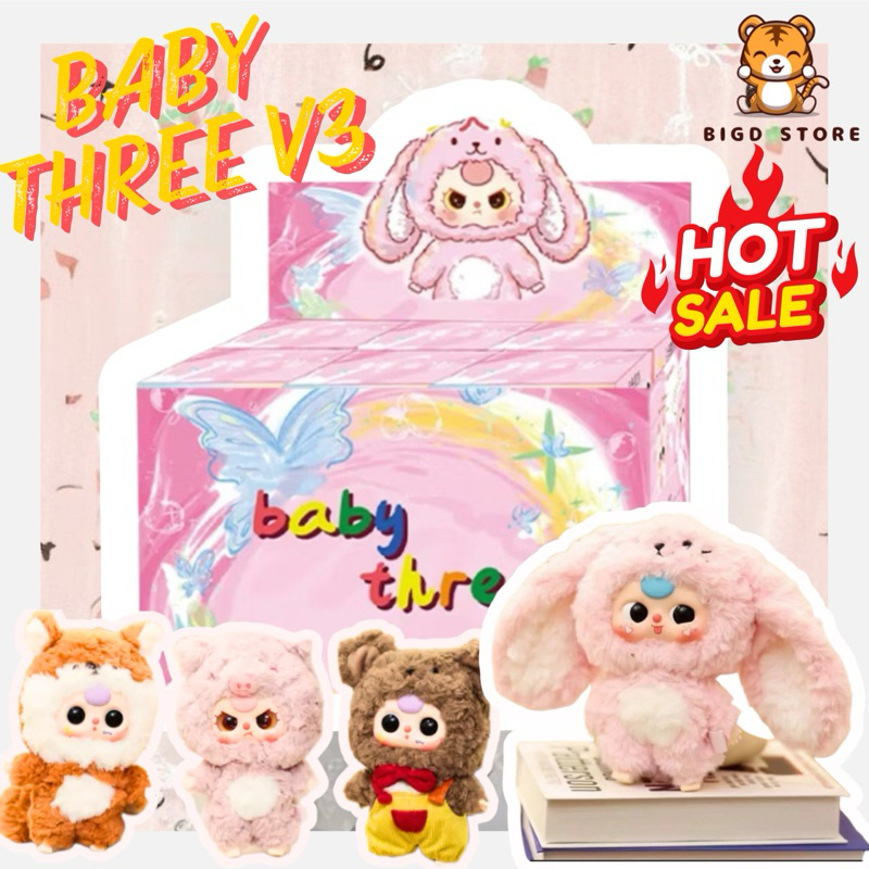 พร้อมส่ง 🇹🇭 [มีส่วนลด100- Live/VDO ]Baby three macarons rabbit /Baby ...