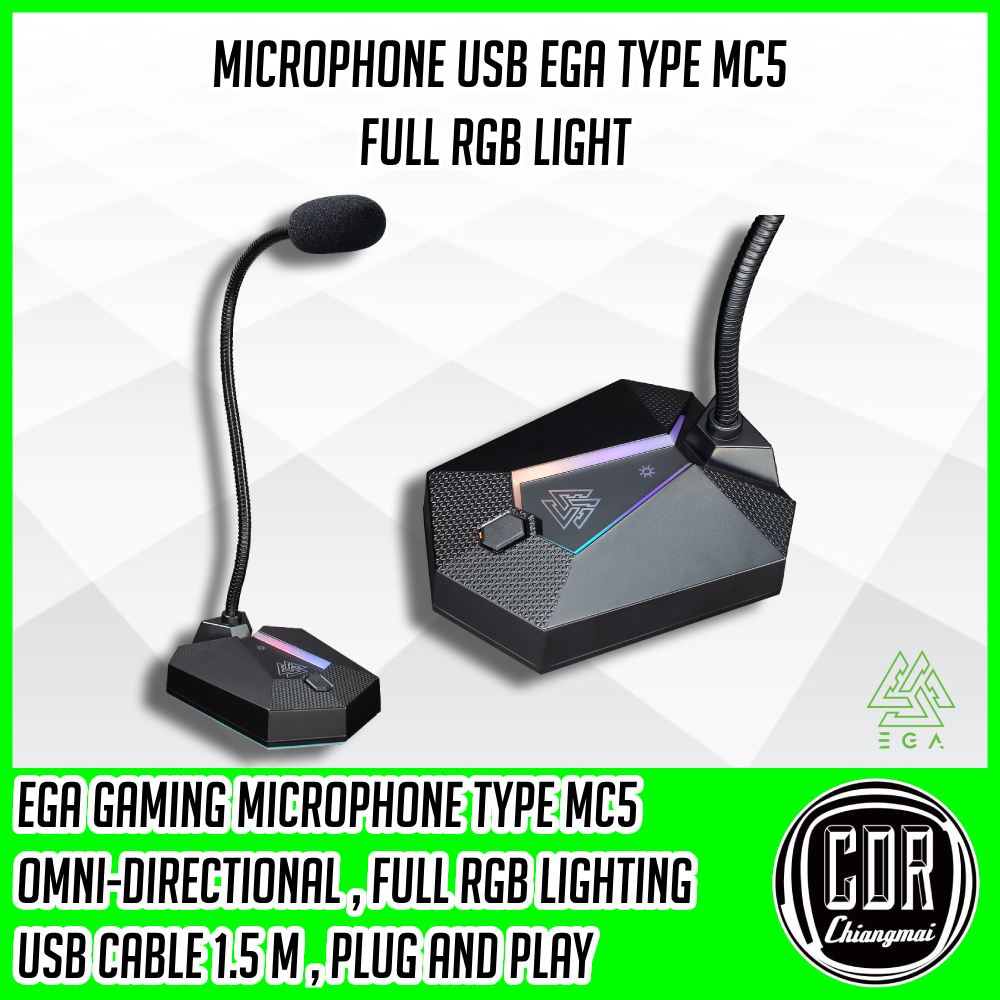 EGA TYPE MC5 Microphone Gaming ไมโครโฟน ไมโครโฟนตั้งโต๊ะ ขนาดเล็กพาพา ...