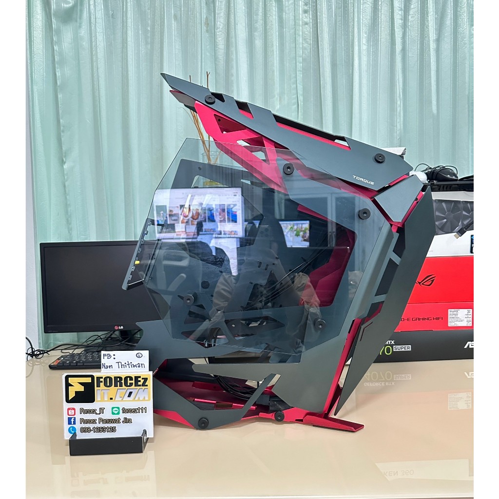 CASE (เคส) ANTEC TORQUE BLACK-RED มือสอง | Shopee Thailand