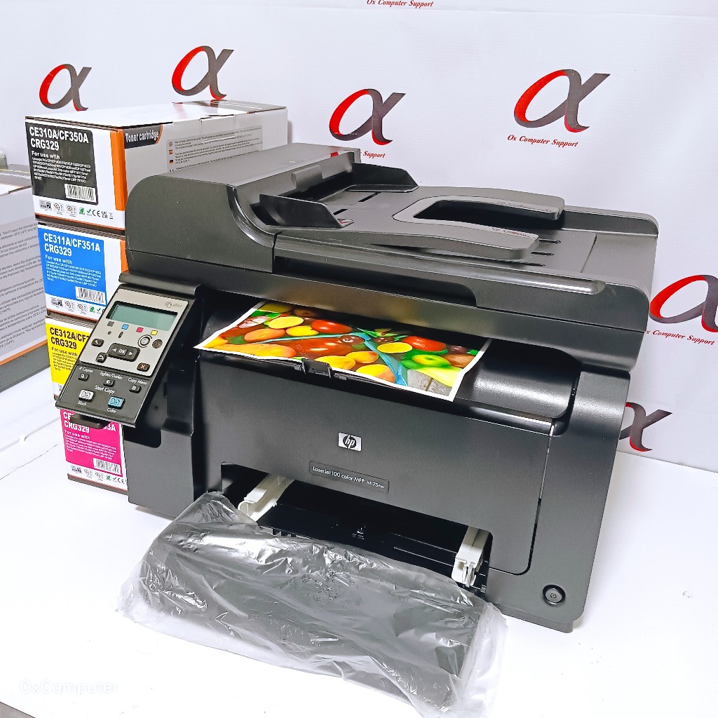HP LaserJet Pro 100 m175a มือสอง พร้อมใช้งานหมึกใหม่ ดรัมใหม่ | Shopee ...