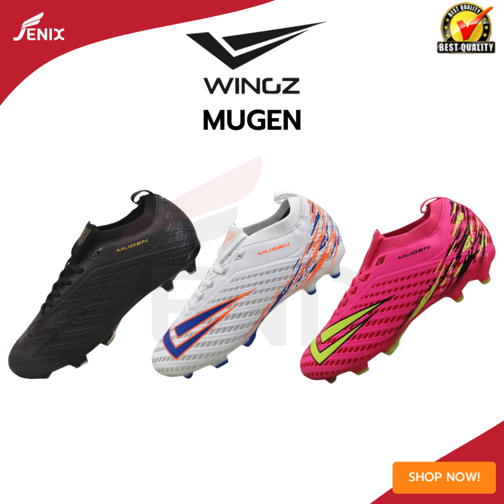 รองเท้าสตั๊ดหุ้มข้อ Wingz Mugen เล่นได้ทั้งสนามกลางแจ้งและสนามหญ้าเทียม ...