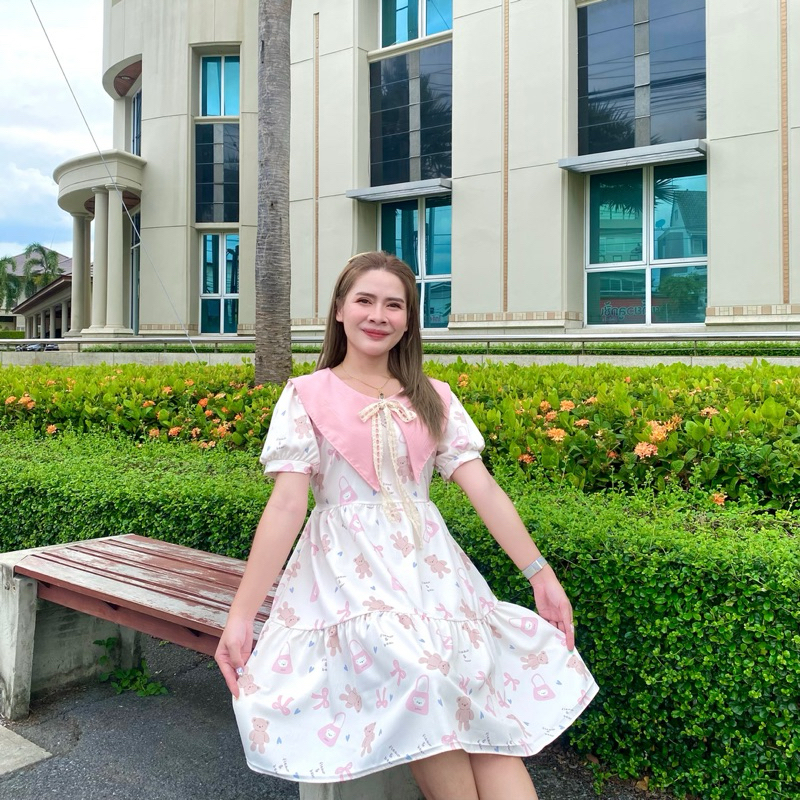 Mii flowers princess dress. ยาว 36นิ้ว | Shopee Thailand