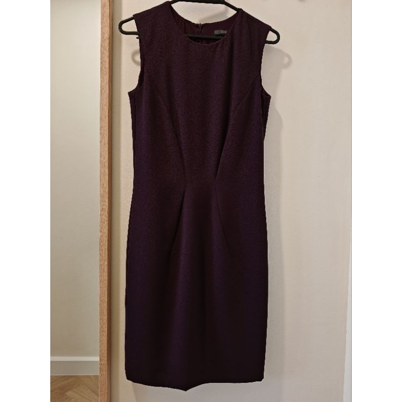 Esprit mini dress สีม่วง ใส่ทำงาน ออกงาน | Shopee Thailand