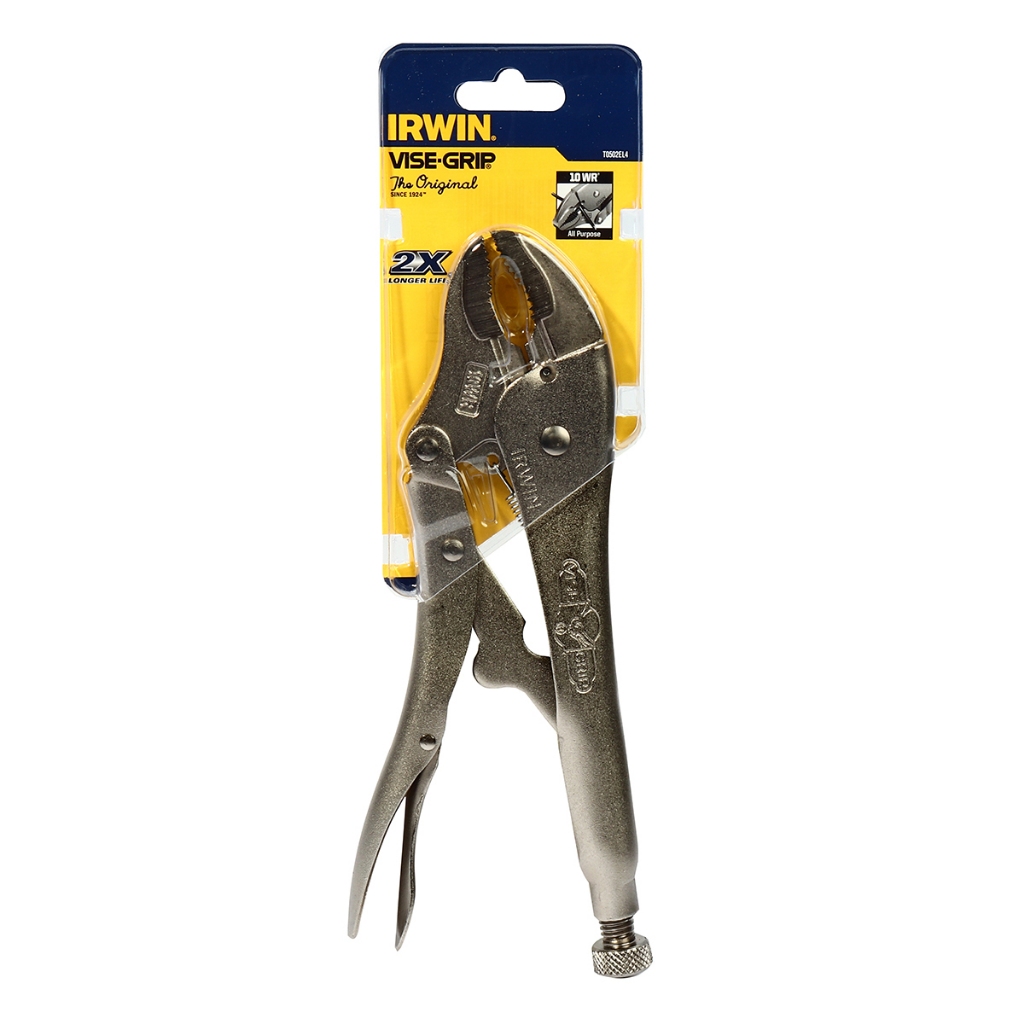 IRWIN 10WR (T0502EL4) คีมล็อคปากโค้ง พร้อมตัดลวด ขนาด 10 นิ้ว | Shopee ...
