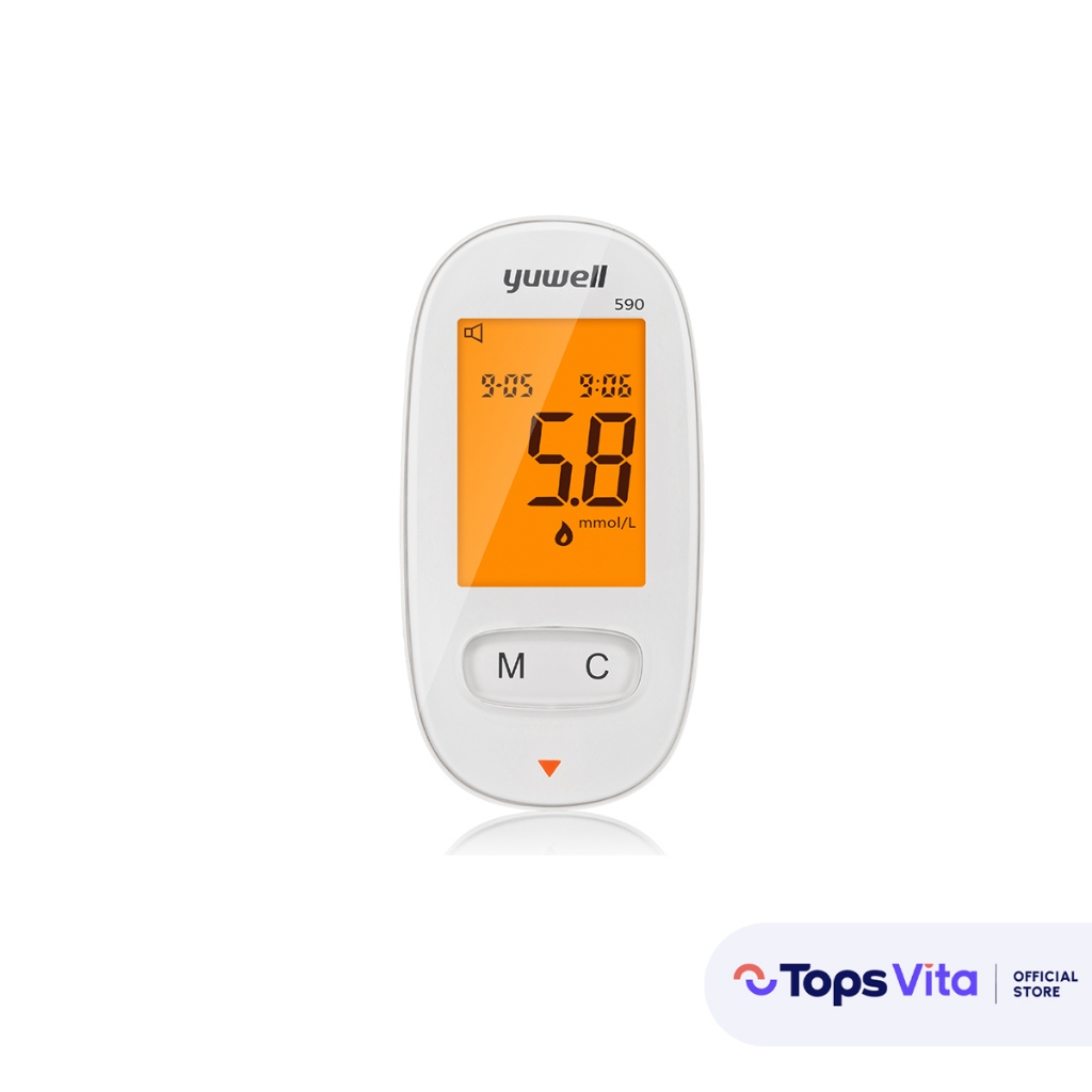 YUWELL Blood Glucose Meter 590 เครื่องวัดน้ำตาลในเลือด Yuwell รุ่น 590 ...