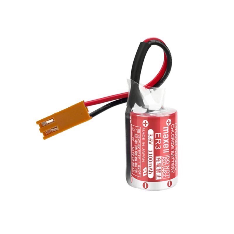 แบตเตอรี่ Maxell ER3 3.6V 1100MAH Horned PLC Lithium Battery Batteries ...