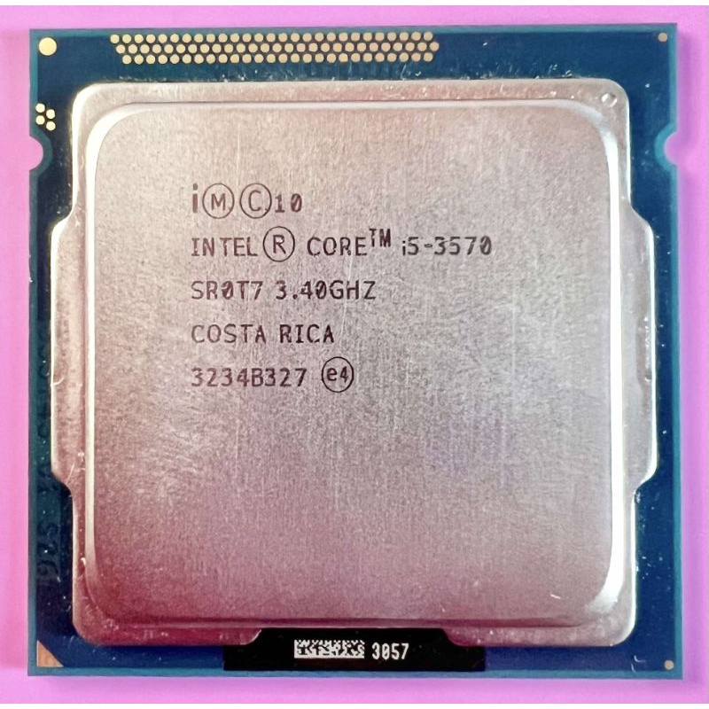 ซีพียู CPU Intel Core i5-3570 3.4 GHz 4คอ4เทรด 77W LGA 1155 ฟรีซิลิโคน1 ...