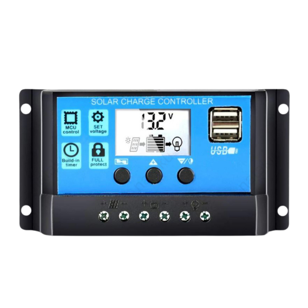คอนโทรลเลอร์ พลังงานแสงอาทิตย์ ใช้กับแบตเตอรี่ได้ 3 ชนิด Solar Charger ...
