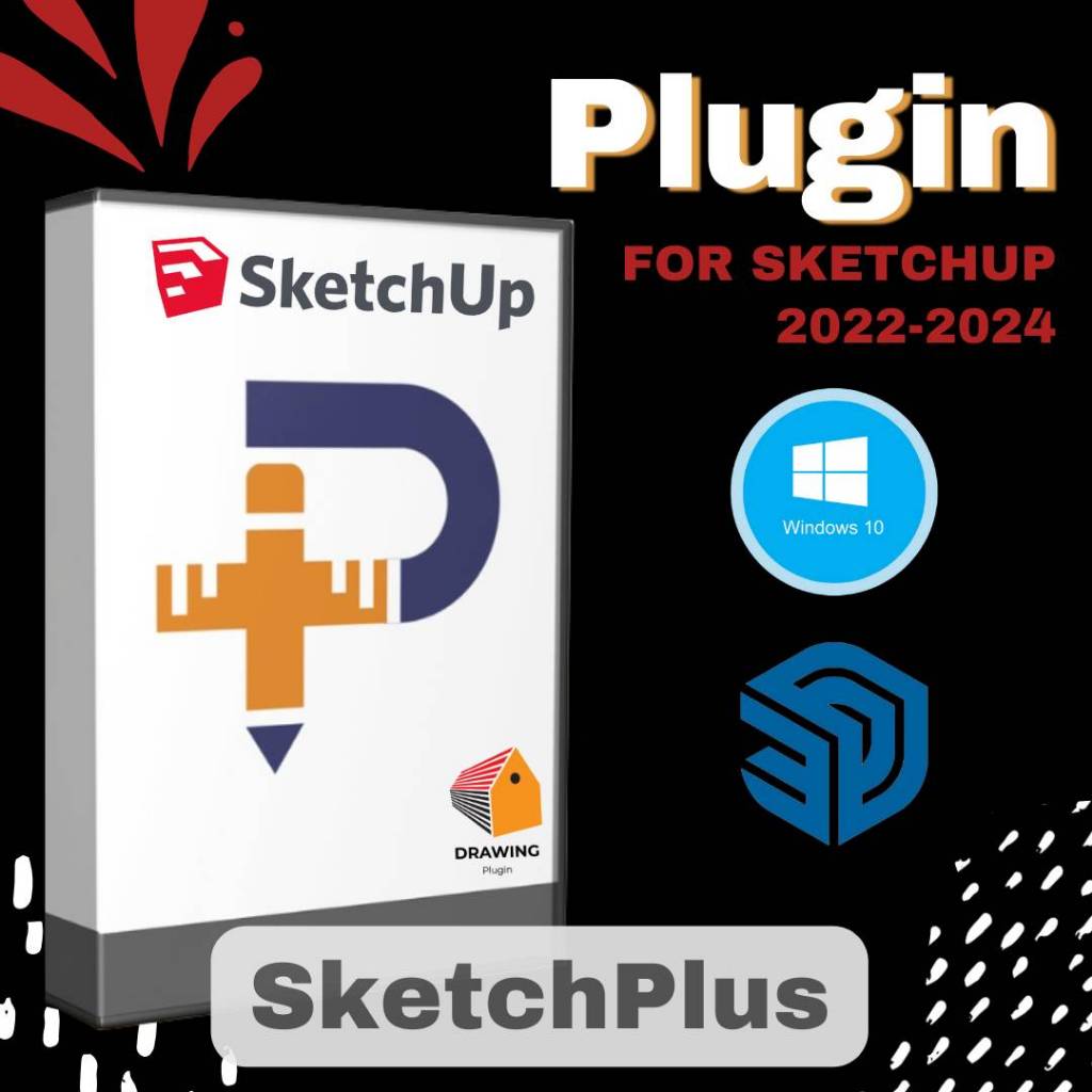 SketchPlus v1.2.3 (ปลั๊กอินเครื่องมือสารพัดประโยชน์) | Plugin for Sketchup 2022-2025 | Shopee ...
