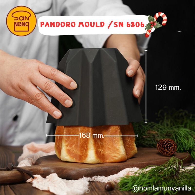 Sanneng Pandoro Mould Non-Stick /Star Bread Mould พิมพ์อบขนม ปันโดโร ...
