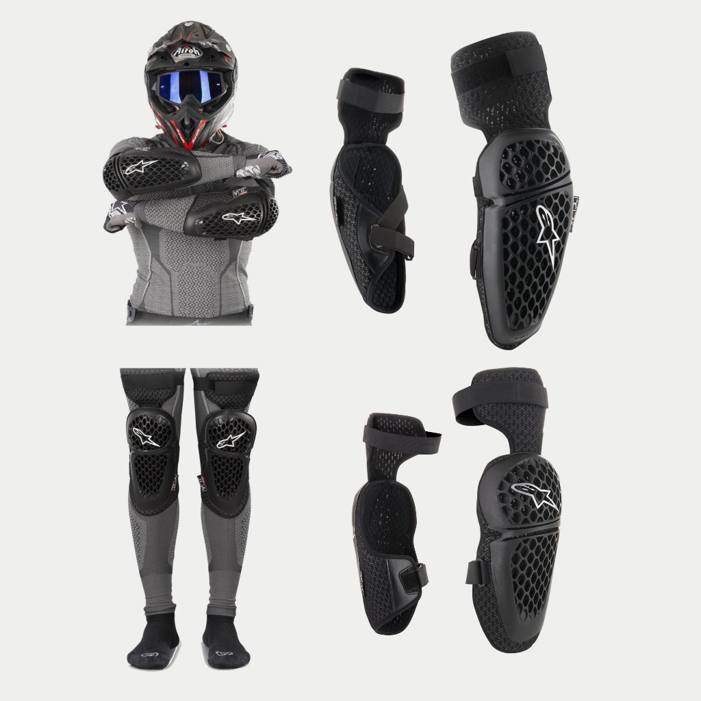 การ์ดเข่า การ์ดศอก Alpinestars Bionic Plus Elbow Protector เด็กและ ...