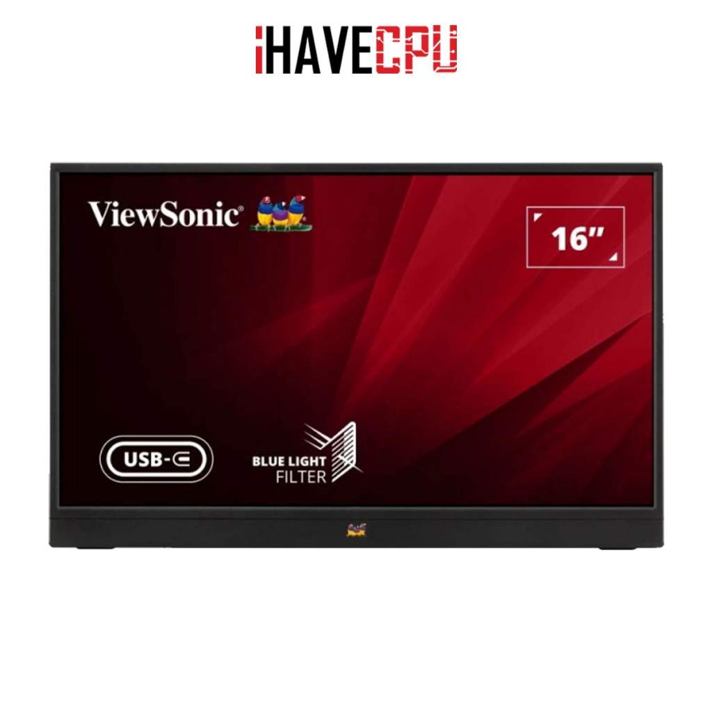 iHAVECPU PORTABLE MONITOR (จอมอนิเตอร์พกพา) VIEWSONIC VA1655-3 - 15.6 IPS FHD 75Hz | Shopee Thailand