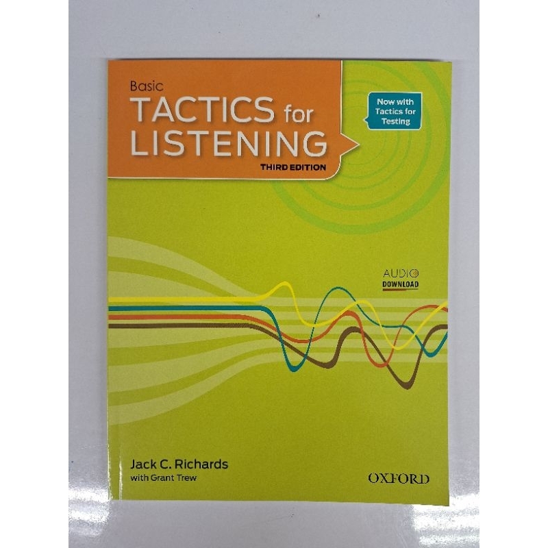 Tactics for Listening :third Edition Basic Student Book (New) | Shopee ...